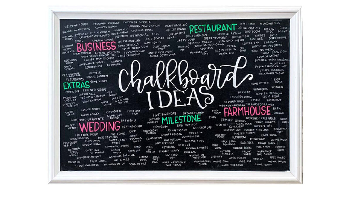 Chalkboard Sign Ideas 10 More Creative Ideas For Your Chalkboard Sign